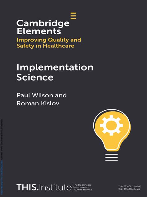 Implementation Science Paul Wilson Pdf Evidence Based Medicine Science