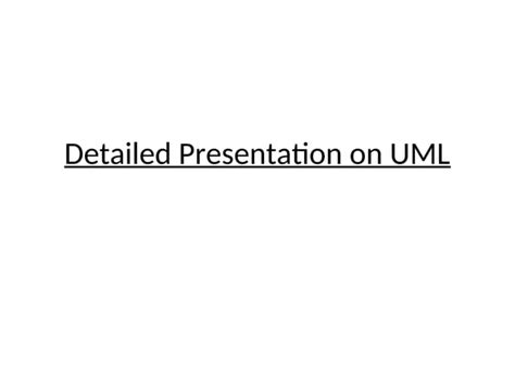 Uml Introduction The System Development Life Cycle Sdlc Is A Complex Project Management Model