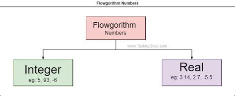 Flowgorithm Numbers