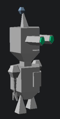 3d Printed Invader Zim Gir By Designmichelmora Pinshape