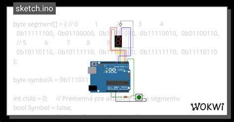 Adrián Juriš 7seg Wokwi Esp32 Stm32 Arduino Simulator