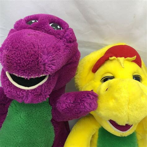 Barney And Bj 13 Plush Toys Barney And Friends Stuffed Animals Vintage