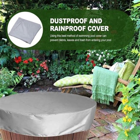 Bâche Protection Spa Piscine Ronde Housse Extérieure Gonflable