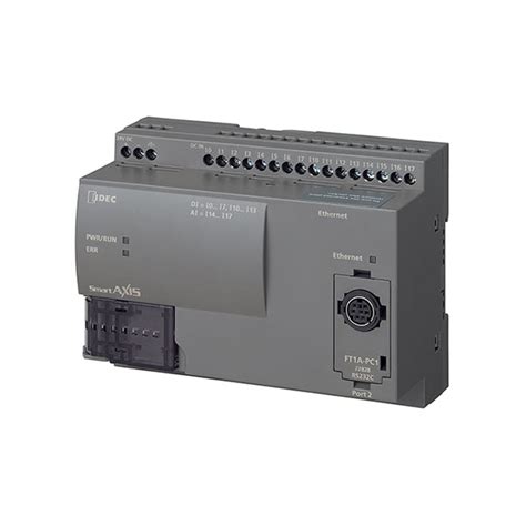 Idec FT1A B24RA 24 VDC DIN Rail Mount Number Of Inputs 12 4 Input Type Digital Analog