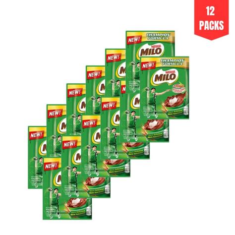 Milo Powdered Choco Malt Milk Drink 24g 12 Sachets Lazada Ph