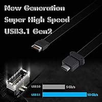 Amazon Com EZDIY FAB In Gbps USB Gen Hub And Type C Port Front Panel USB Hub With QC