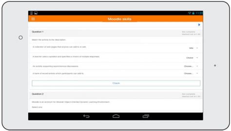 Moodle Mobile Features Moodledocs