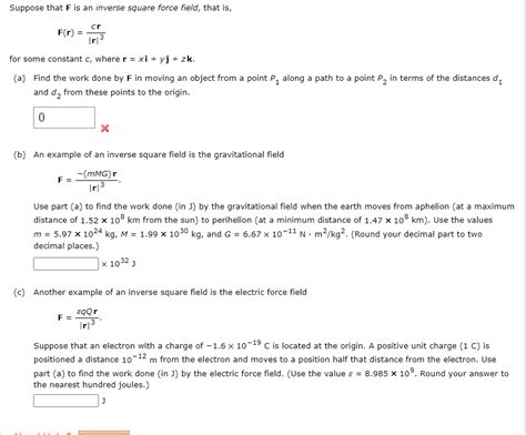 solved suppose that f is an inverse square force field that