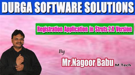 Struts2x Registration Application In Struts2x Version Youtube