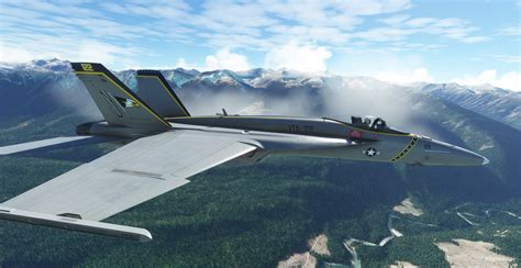 Vfa 122 Flying Eagles Livery For Asobo Fa 18 Hornet Msfs Add On Flightsimto