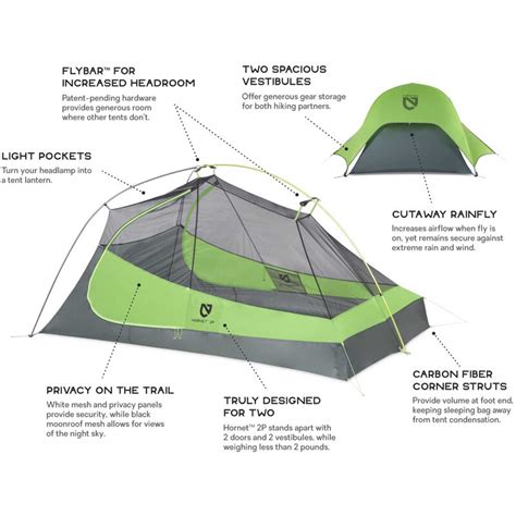 Nemo Hornet™ Ultralight Backpacking Tent 2 Person Uk