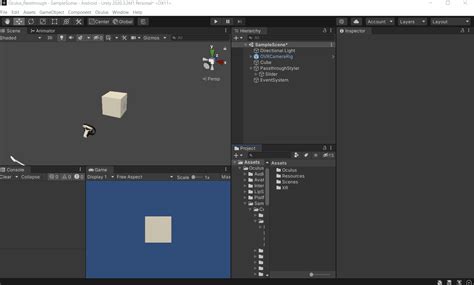 Oculus Passthrough Layer Customization