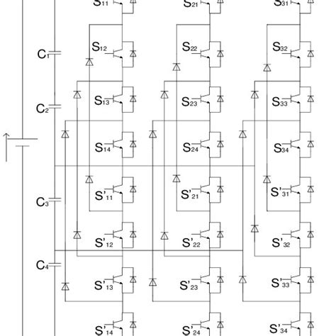Circuit Diagram Of A Three Phase Npc Inverter With Five Levels 12 Download Scientific Diagram