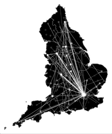 Network Of Npos Projected In Geographic Space Download Scientific Diagram