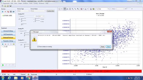 error with ec lab biologic potentiostat researchgate