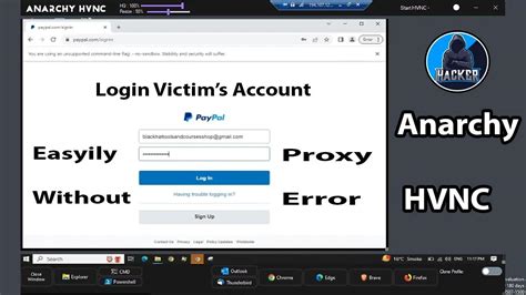 Anarchy Panel Rat Stealer Hvnc Practical Video Tutorial Windows