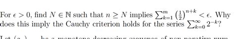 Cauchy Definition R Askmath