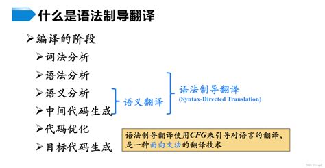 编译原理 语法制导翻译 csdn博客