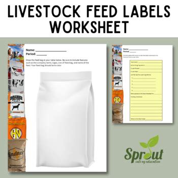 Understanding Livestock Feed Labels Bundle By Sprout Into Ag Education