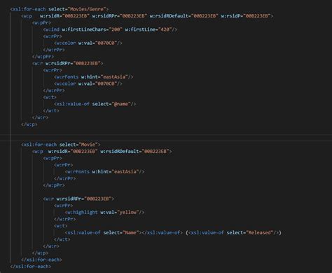 C Xslt 转换word 生成word 灰主流 博客园