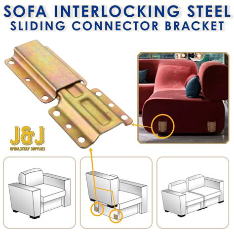 sofa interlocking steel sofa sliding connector bracket buckle for sofa