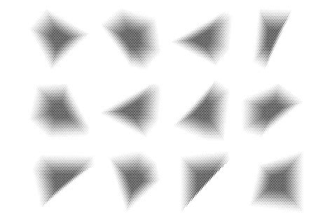 Halftone Hexagon Pattern Reprographic Technique For Simulating Background Set Minimal Style