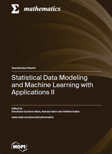 Statistical Data Modeling With Ml Applications Ii 2023 Expert Training