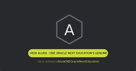 Alura One Oracle Next Education Torre