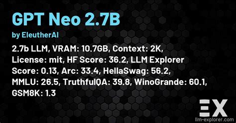 gpt neo 2 7b by eleutherai benchmarks features and detailed analysis