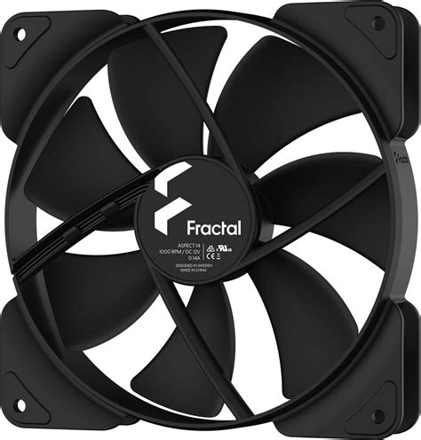 Fractal Design Fd F As1 1401 Aspect 14 140mm Black Case Fan Wootware