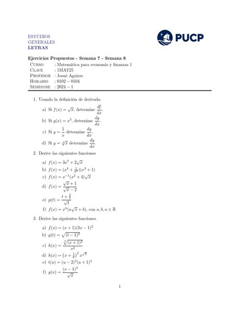 Lista 7 Y 8 Mateco1 Pdf Línea Geometría Geometría