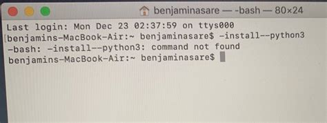 Python 3x How To Install Python3 On Mac Stack Overflow