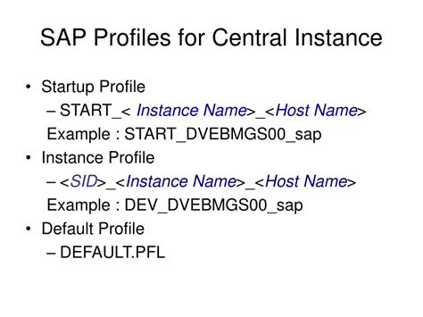 Ppt Sap Instance Directory Structure Powerpoint Presentation Free Download Id 6662576