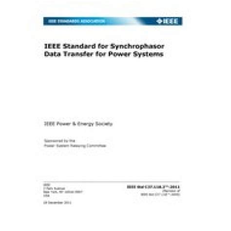 Ieee C37 118 2 2011 Standard Pdf Standard Pdf Site