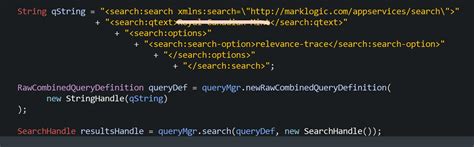 How To Enable `relevance Trace` Using Marklogic Java Api Stack Overflow