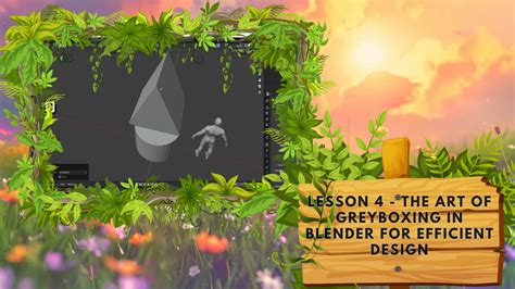 stylized environments with blender 4 geometry nodes