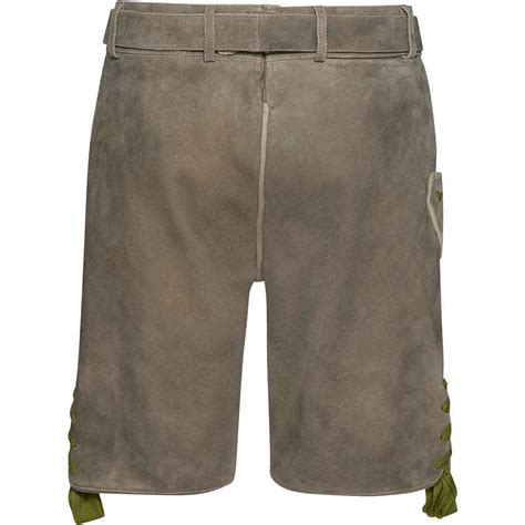 Almsach Kurze Lederhose Hellbraun Mode Hosen Bekleidung