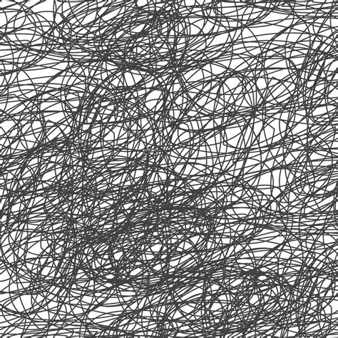 Modern Simple Abstract Seamlees Geometric Black Color Chaotic Line