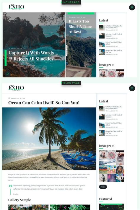 Homepage Ensegna Design Technology Blog Themes Wordpress Blog