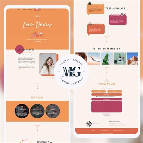 Html Email Signature Template Modern Custom Gmail Compatible Clickable Links Arch Custom Etsy