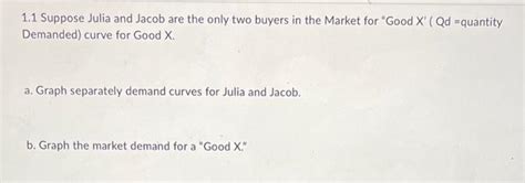 Solved 1 The Following Two Tables Show The Supply And