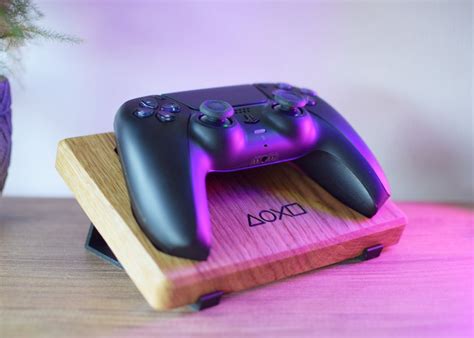 Ps5 Dualsense Wooden Controller Display Stand Holder Oak Walnut Playstation Personalized Etsy