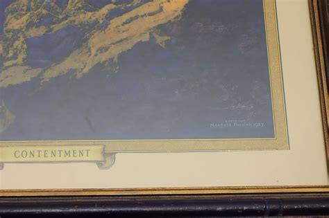 Art Deco Contentment Antique Art Print Maxfield Parrish 30 5