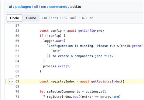 Getregistryindex Function In Shadcn Uiui Source Code By Ramu