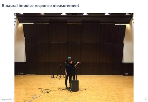 comparison of microphone distances for real time reverberation