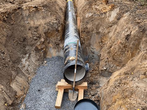 Déplacement Dune Canalisation Acier Du Réseau Deau Potable En Vendée Socovatp