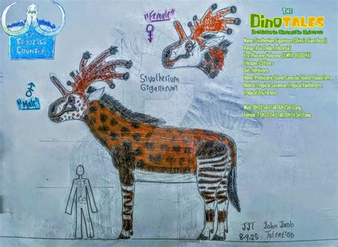 The Cenozoic Country Moose Horned Giraffe By Jjt123 On Deviantart