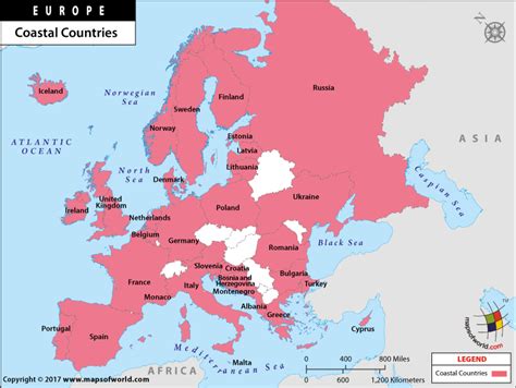 Where Is The Atlantic Ocean On A Map Of Europe