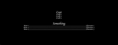 Rolling Credits Generator Replit