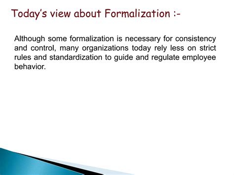 Centralization Decentralization And Formalization Pptx